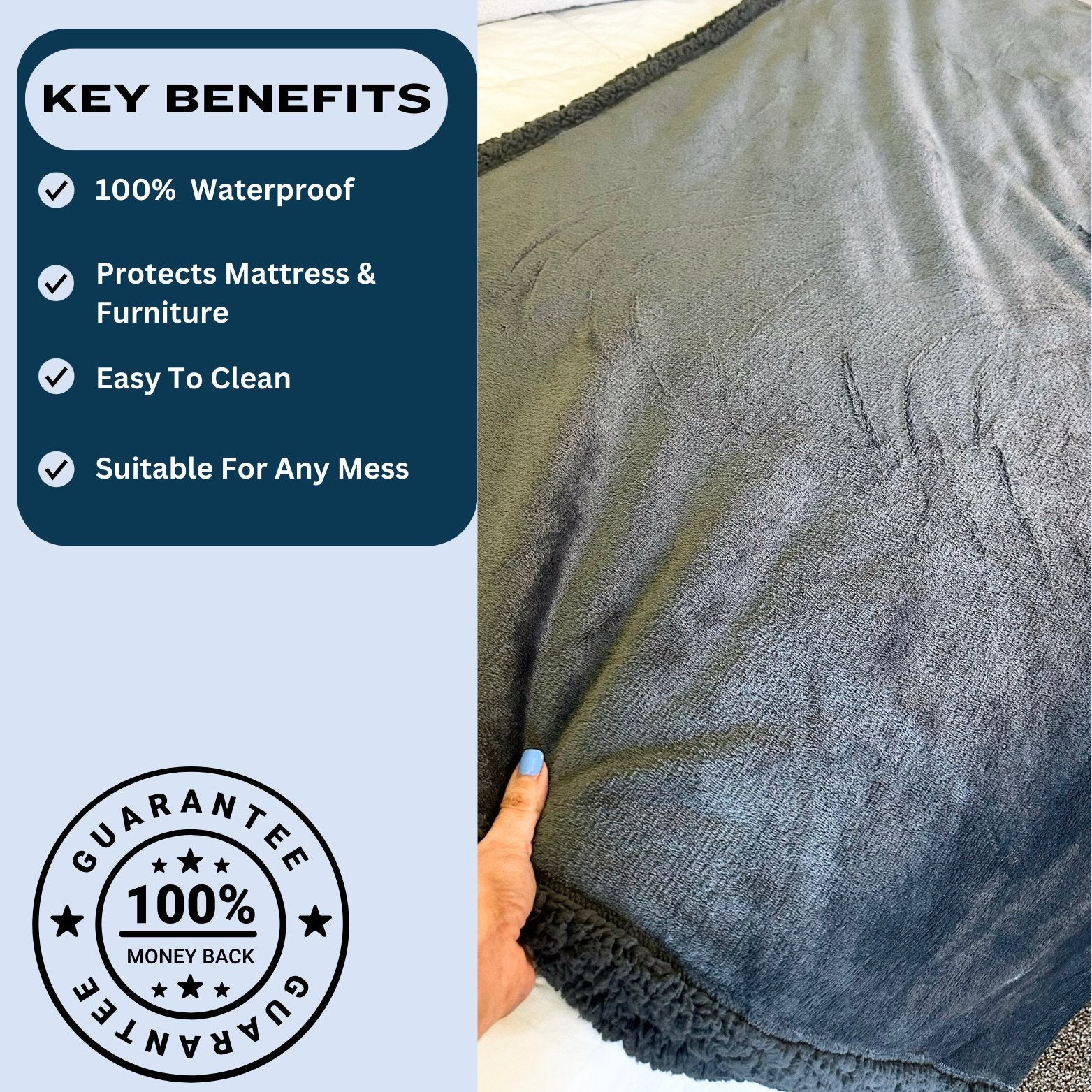 Waterproof Sensual Love Blanket – Comfy Simplicity